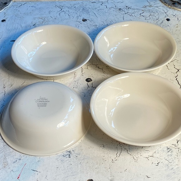 Corelle | Dining | 4 Corelle Sandstone Aka Beige Berry Bowls Oz | Poshmark